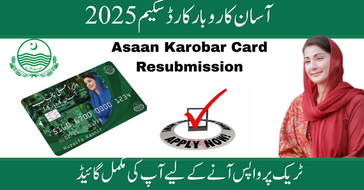 Asaan Karobar Card Resubmission 2025: Your Complete Guide To Getting ...